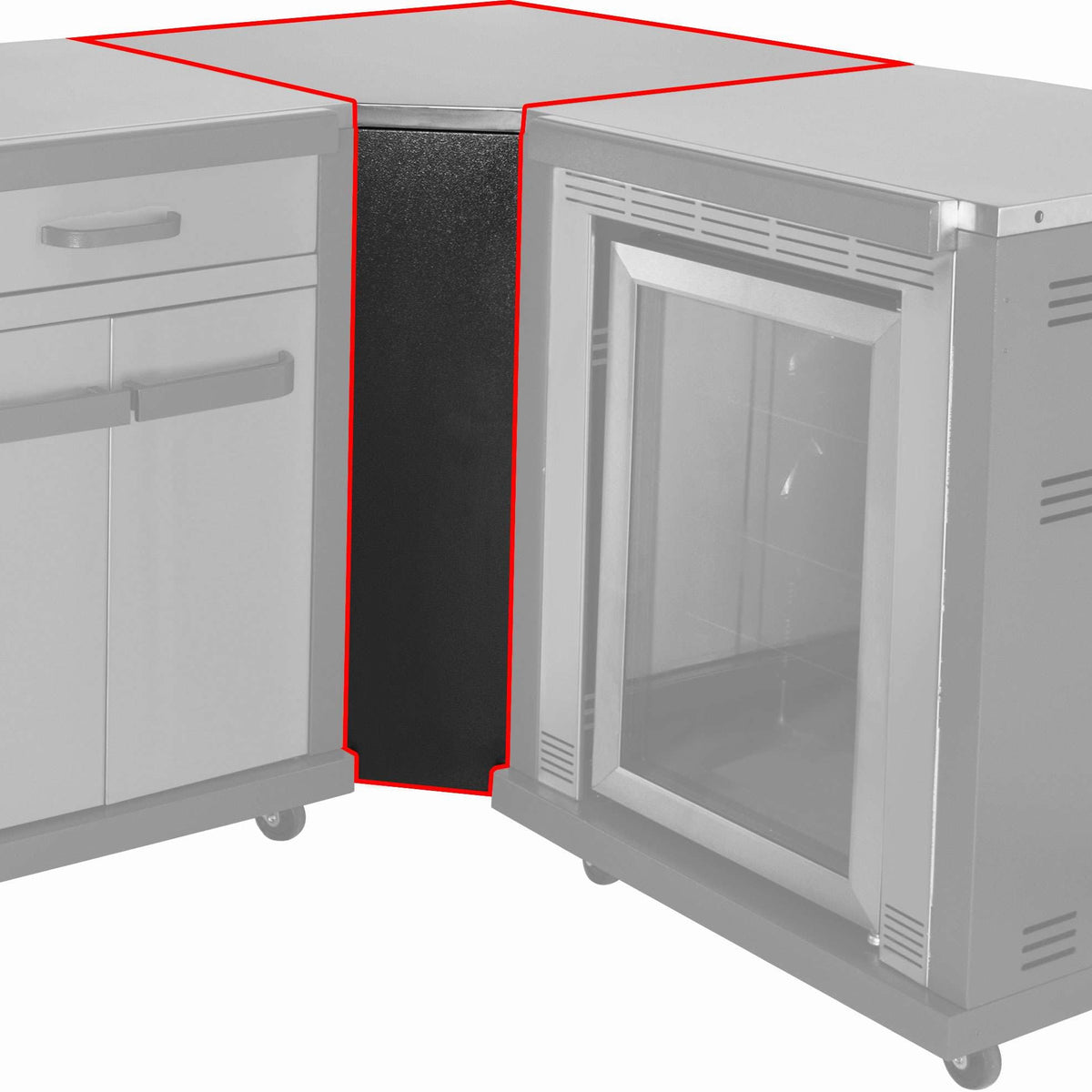 Coleman Revolution Corner Unit No Draw Black Matte REVCOMA – Powerland ...